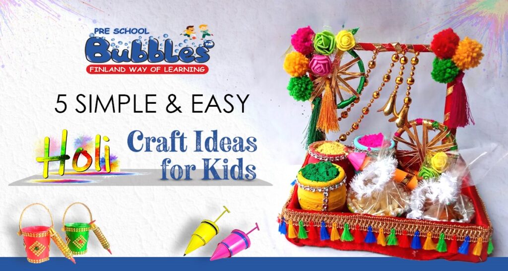 5 Simple and Easy Holi Craft Ideas for Kids